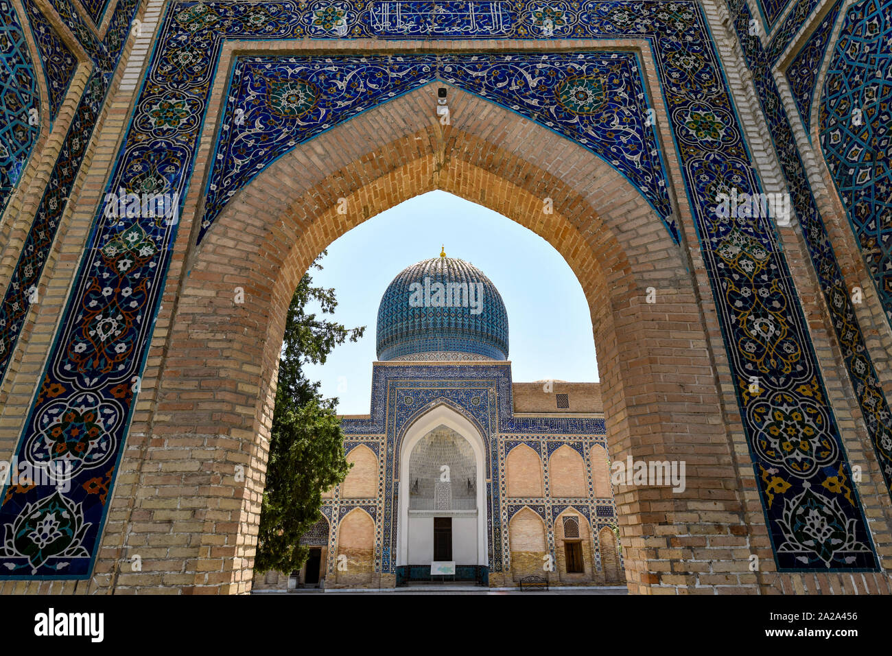 Gur-Emir Mausoleum of Tamerlane (Amir Timur) and his family in ...