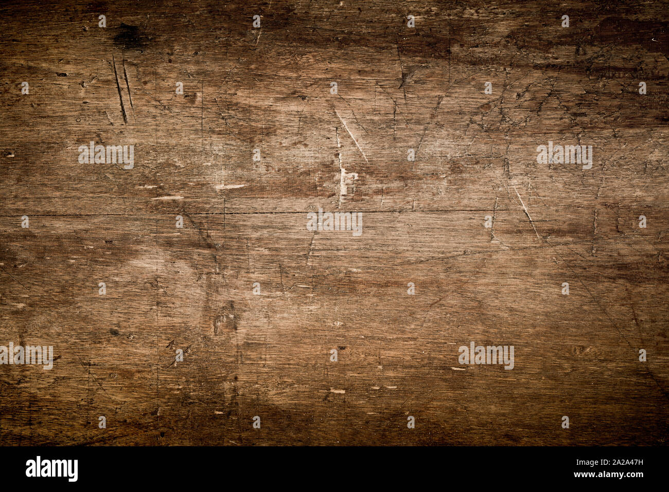 Dark Brown Wood Texture with Scratches as Background Stock Photo - Alamy