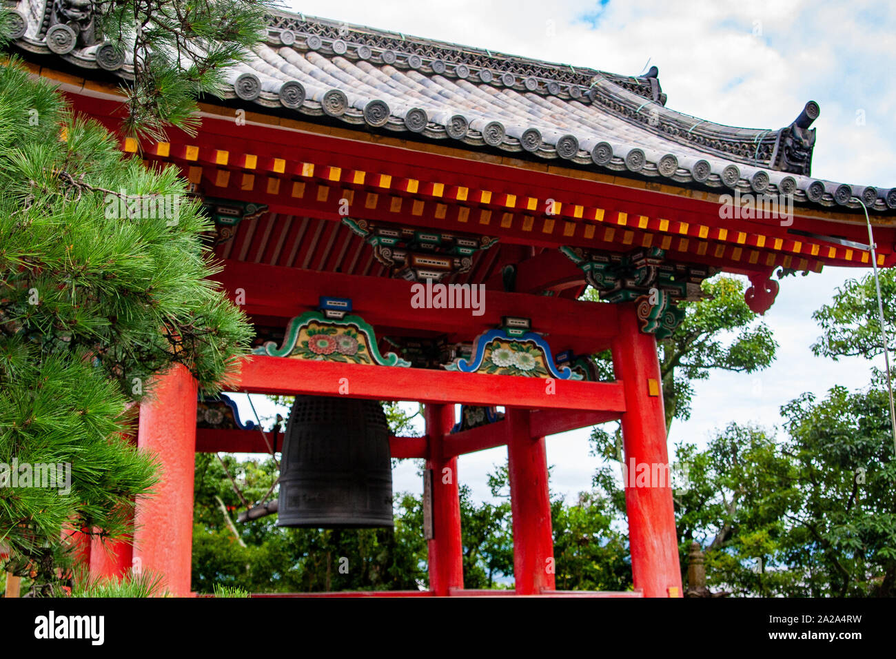 Shoro Kyoto Bell Tower Kiyomizu-dera Temple Kyoto September 2019 Stock ...