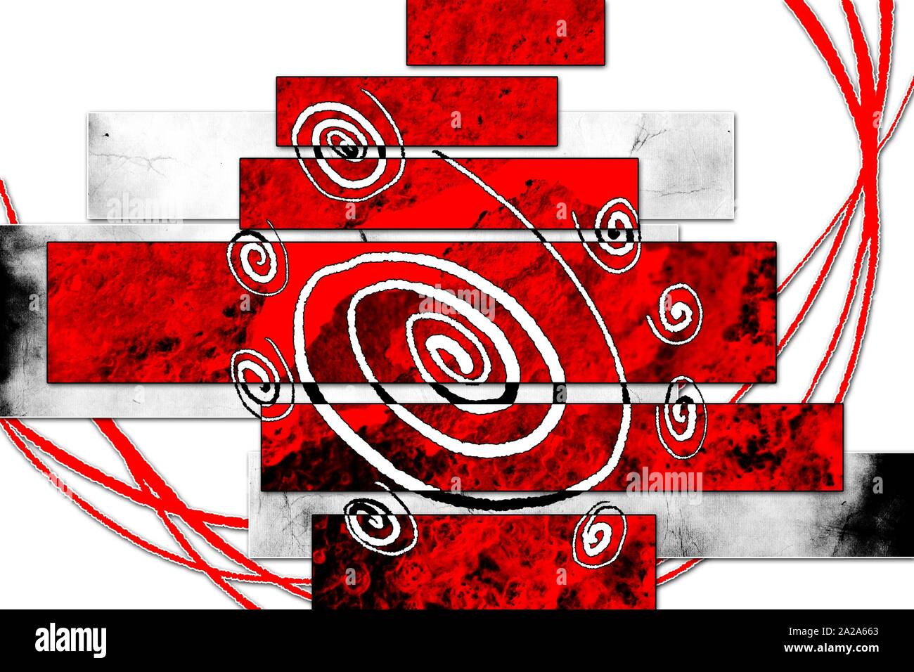 Abstract color design art illustration Stock Photo - Alamy