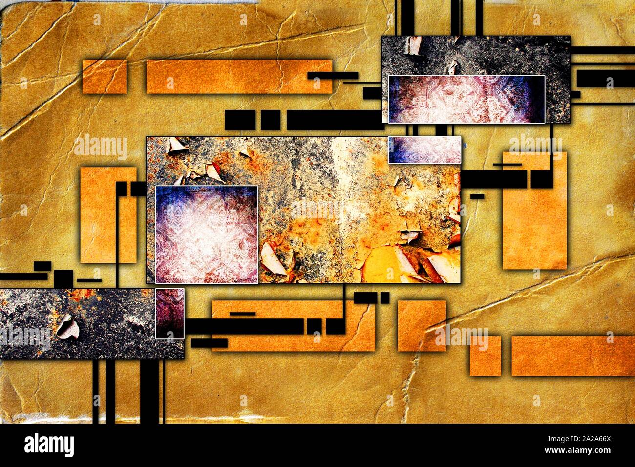 Abstract color design art illustration Stock Photo - Alamy