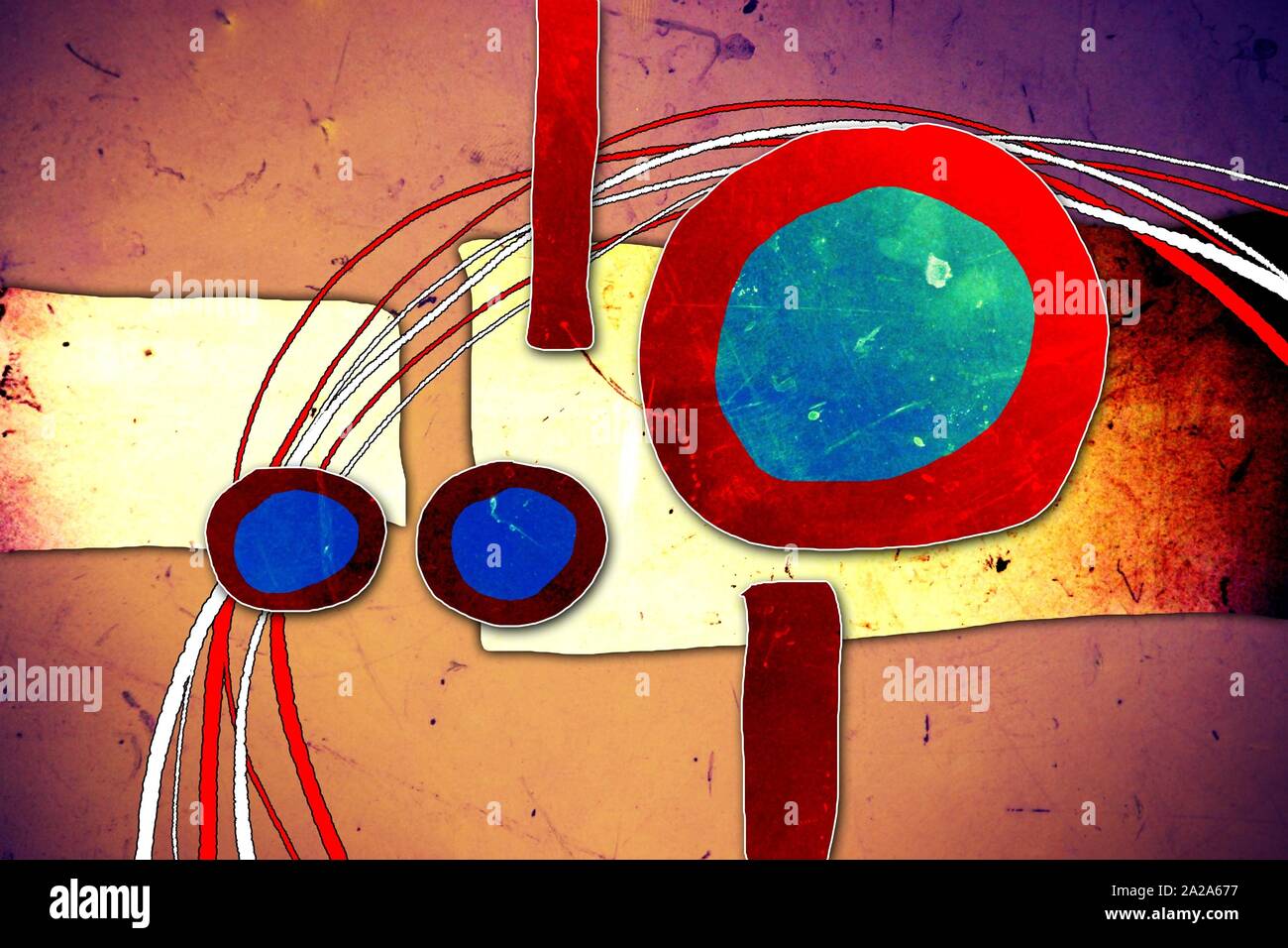 Abstract color design art illustration Stock Photo - Alamy