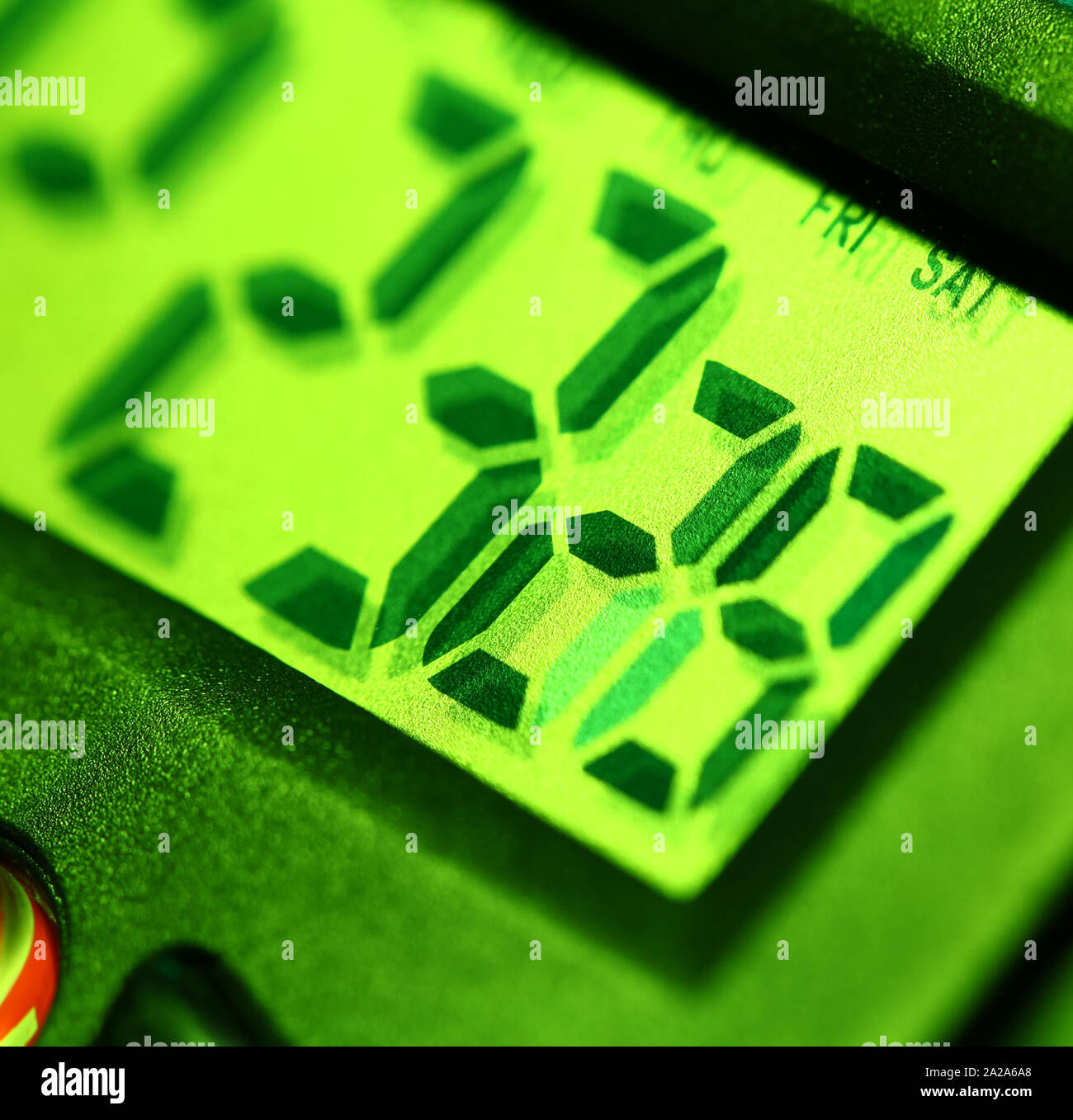 Close up of a Digital clock Stock Photo - Alamy