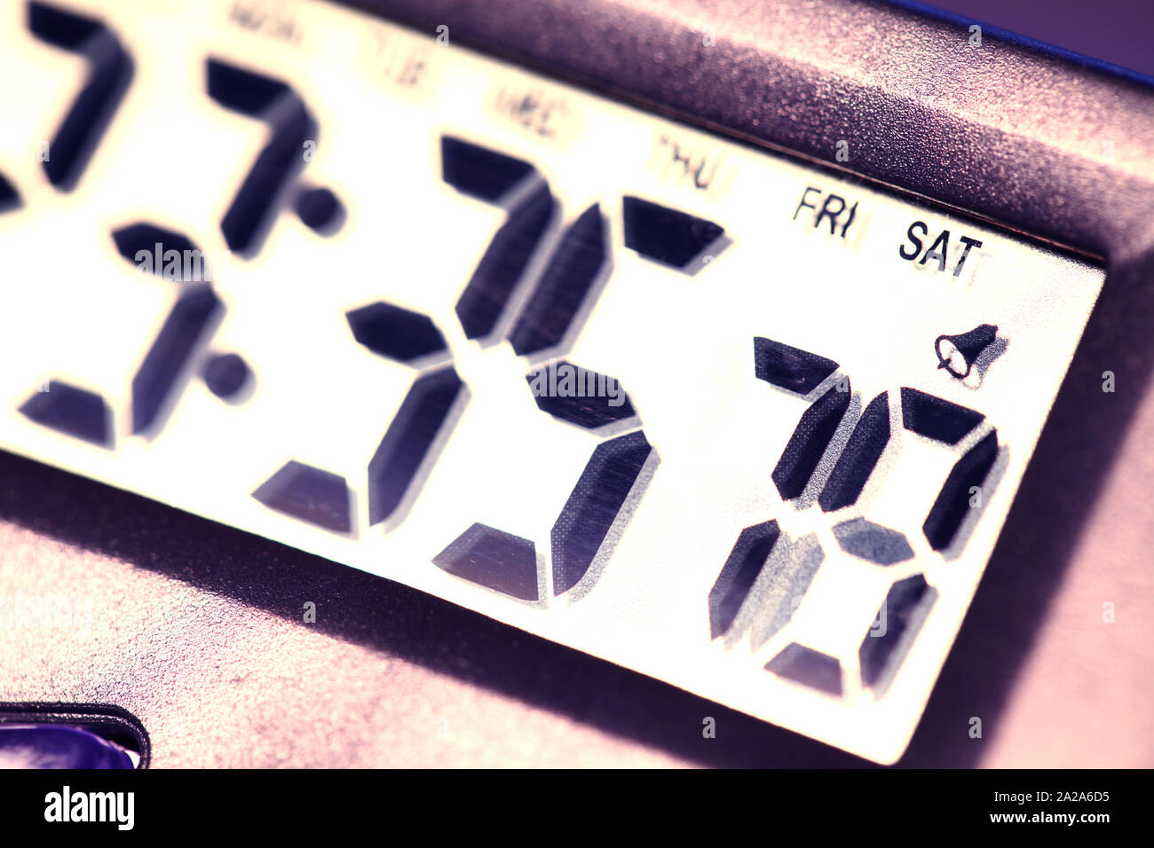 Close up of a Digital clock Stock Photo - Alamy