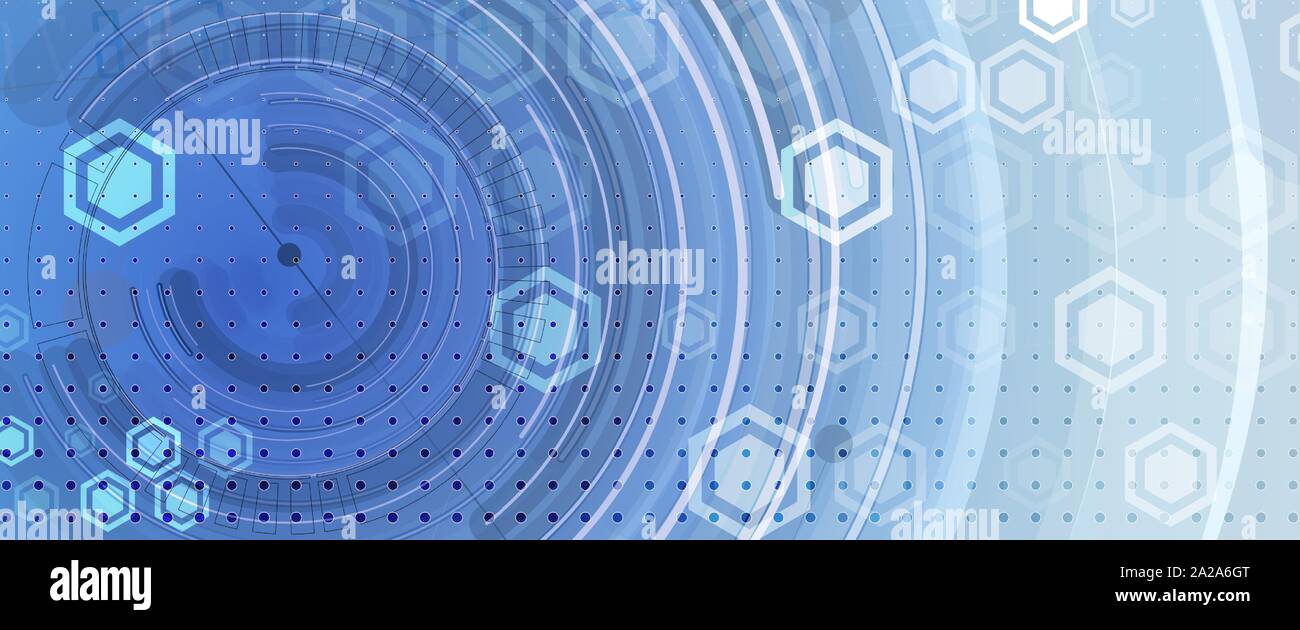 Technology innovation background, idea of global business solution ...