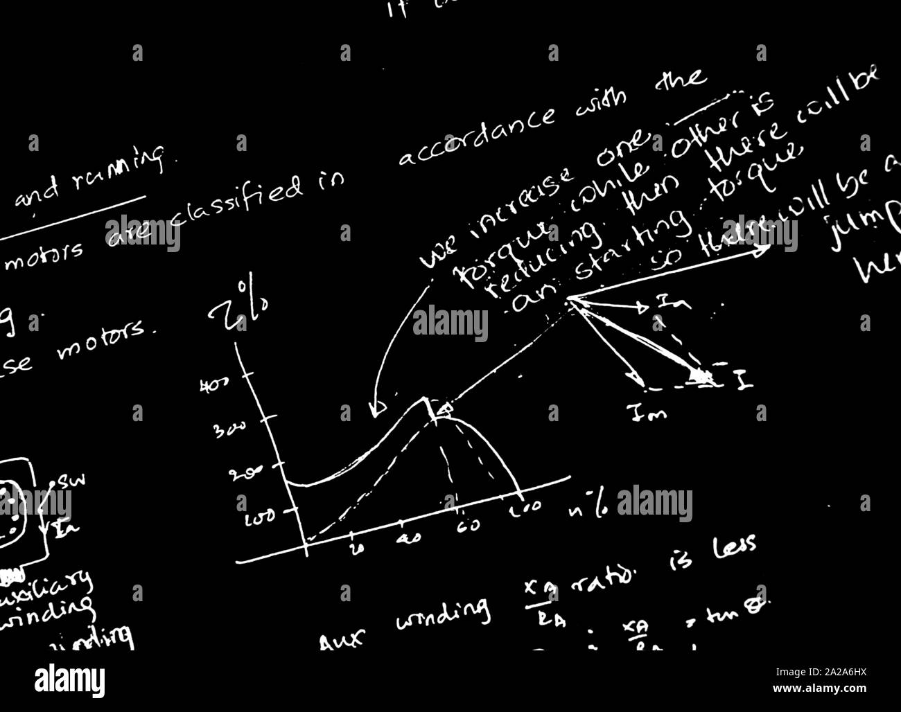 Number theory background Black and White Stock Photos & Images - Alamy