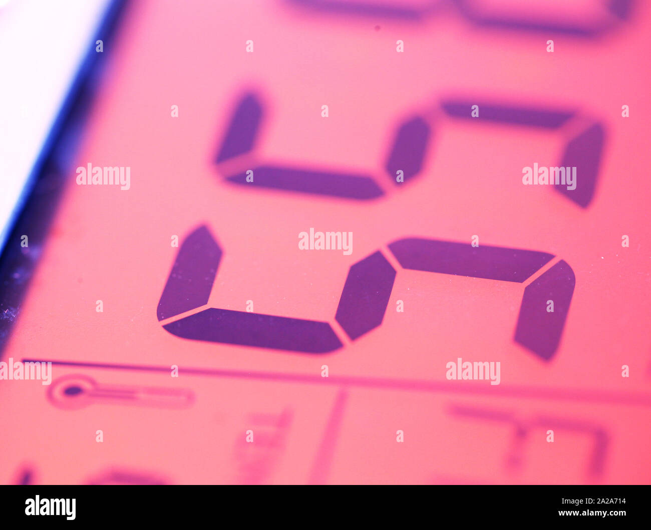 Close up of a Digital clock Stock Photo - Alamy