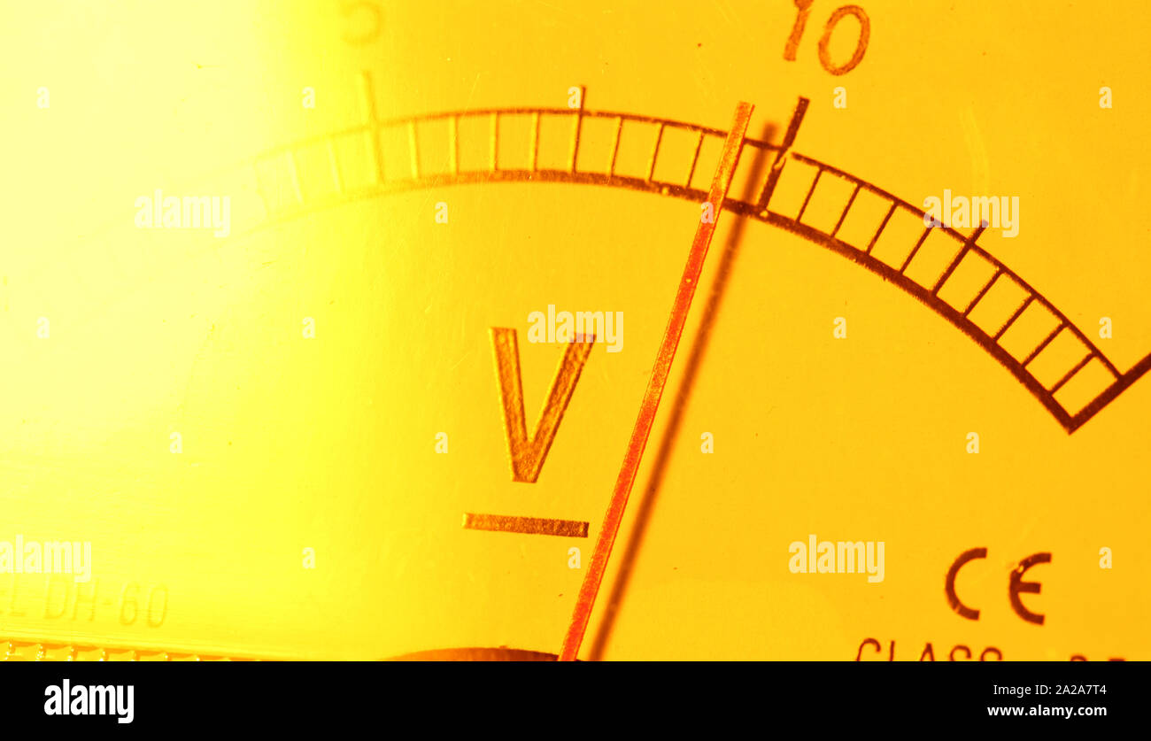 Close up of an Electric meter Stock Photo - Alamy