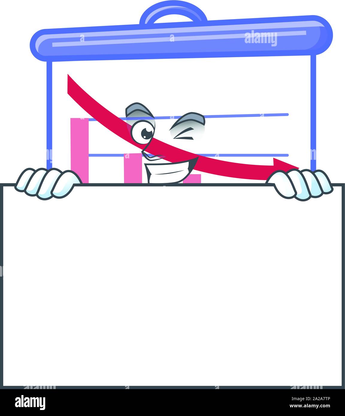 Grinning with board down graphic board cartoon character style Stock ...