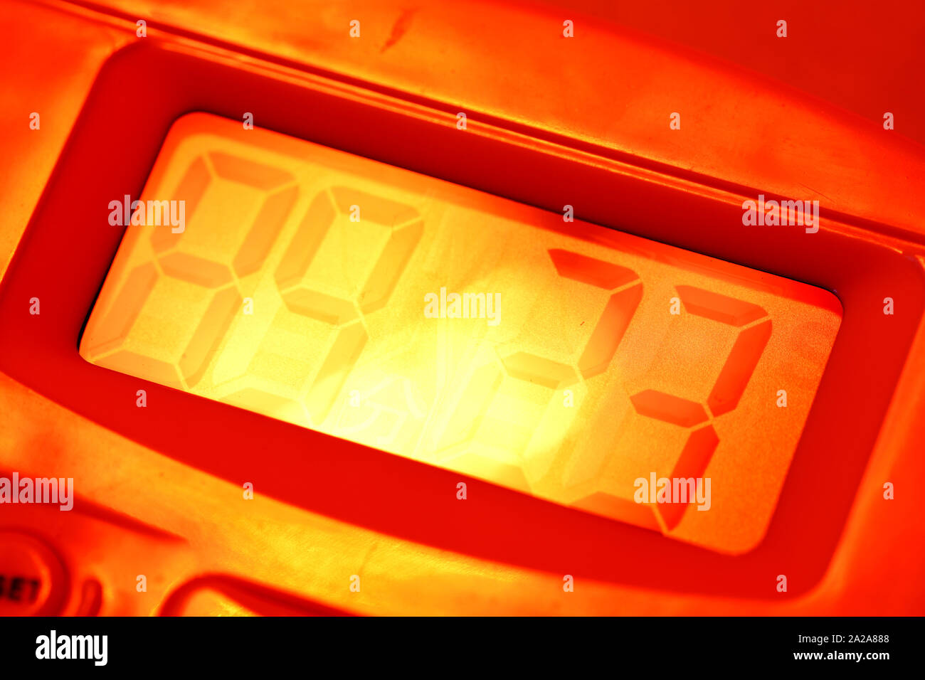 Led digital clock close up hi-res stock photography and images - Alamy