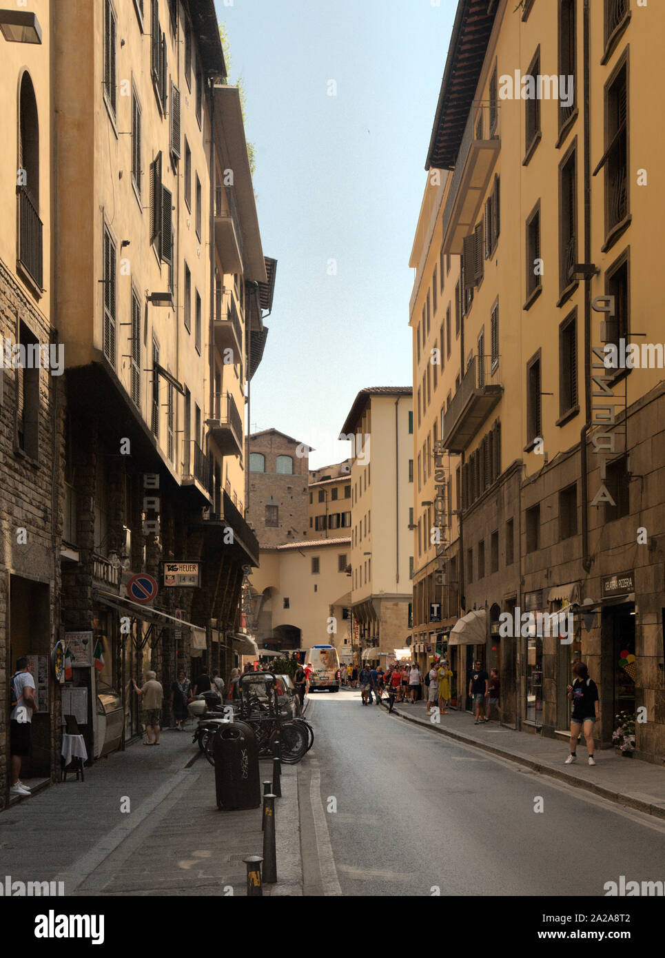 Street scene in Florence, Tuscany Stock Photo - Alamy