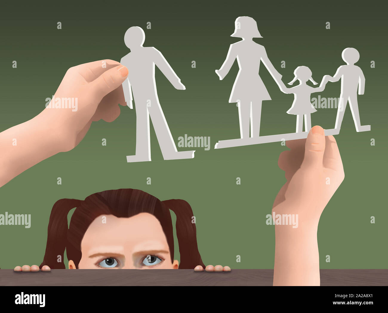 Cut out family paper hi-res stock photography and images - Alamy