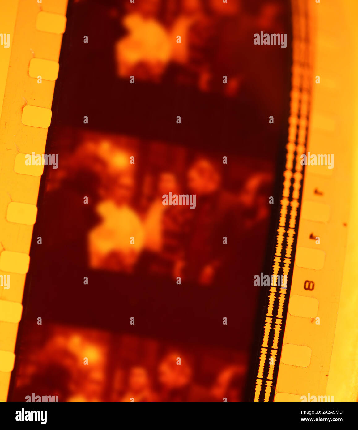 Close up of an Old 35mm film strip Stock Photo - Alamy