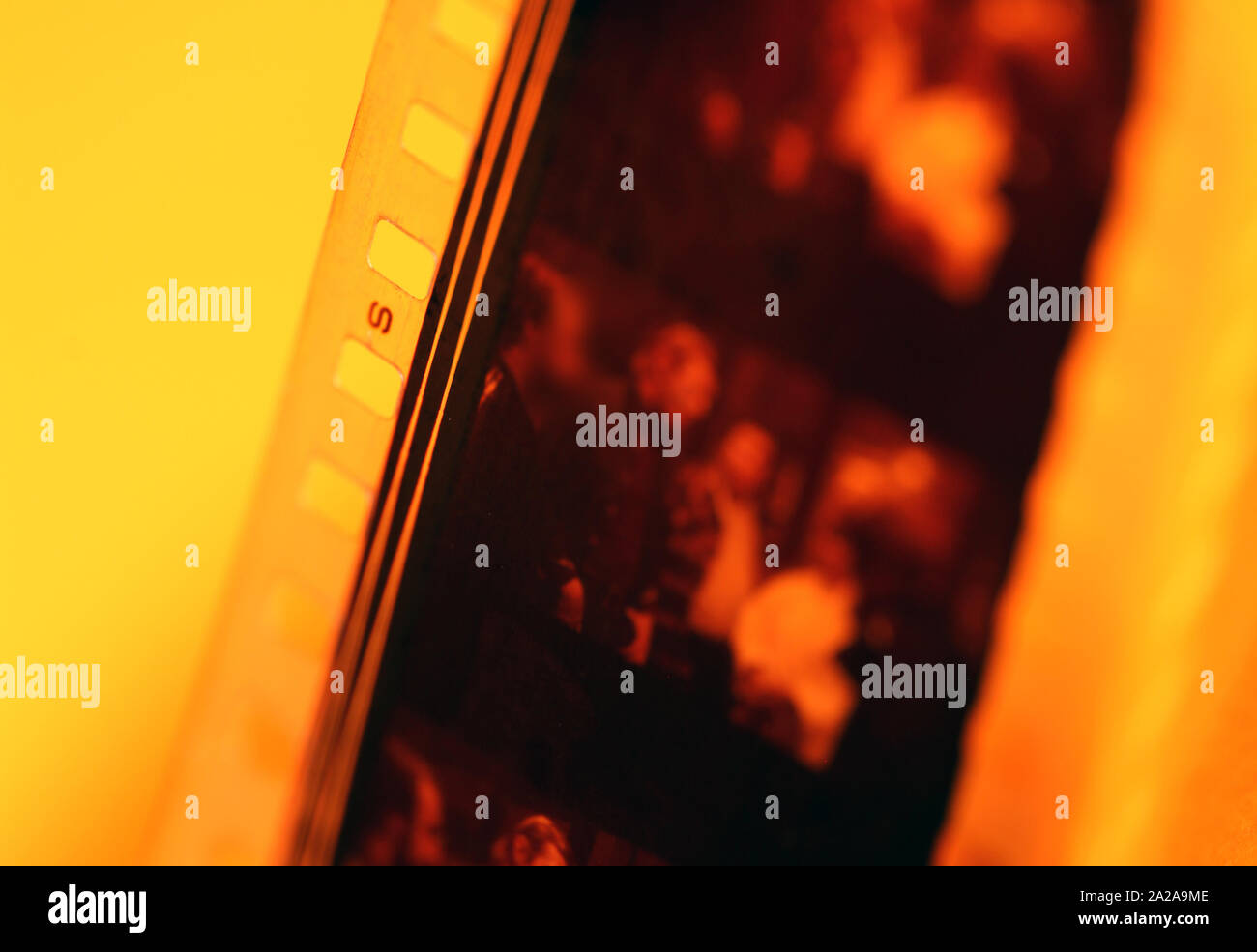 Close up of an Old 35mm film strip Stock Photo - Alamy