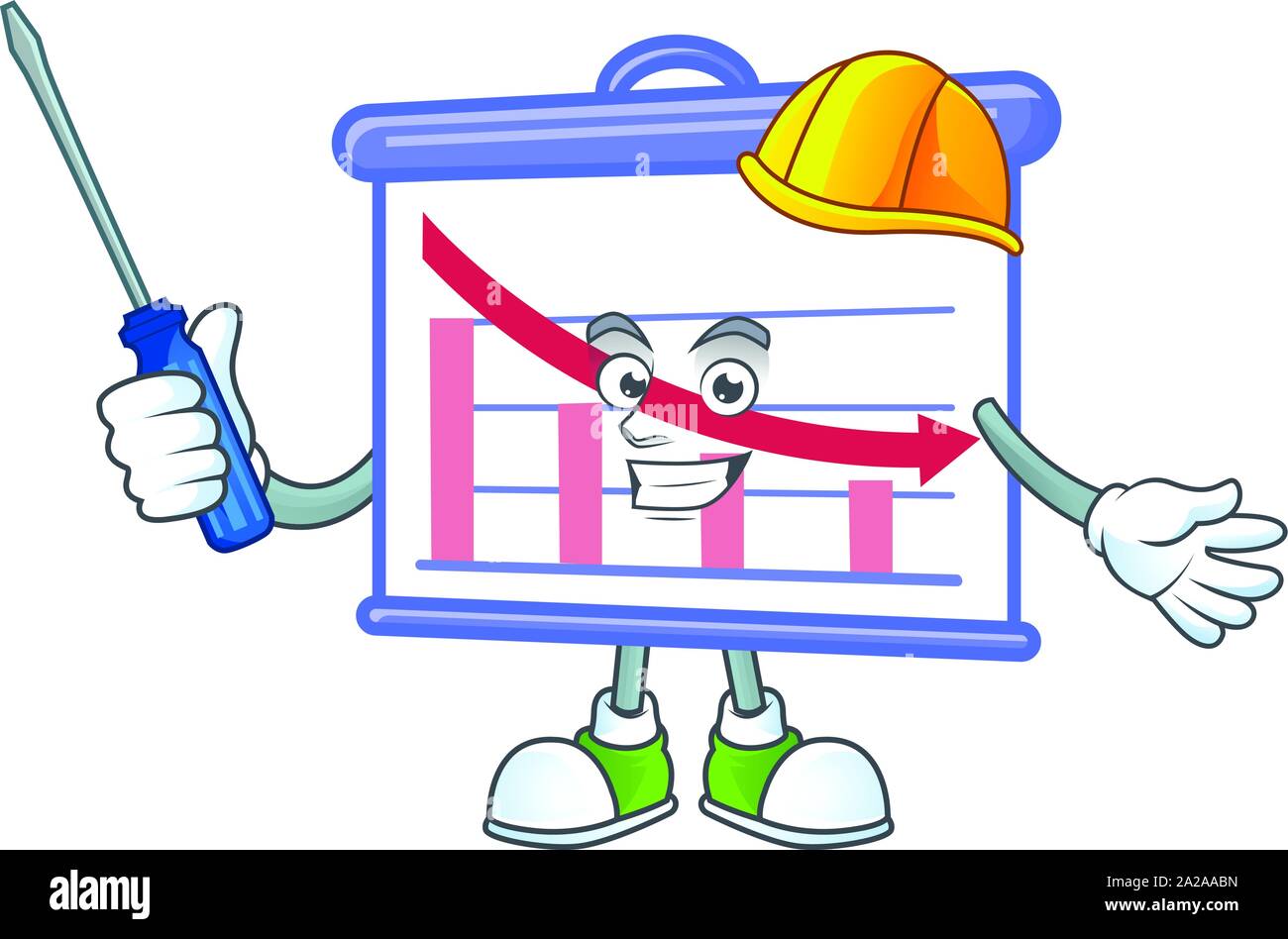 Automotive down graphic board on white background Stock Vector Image ...