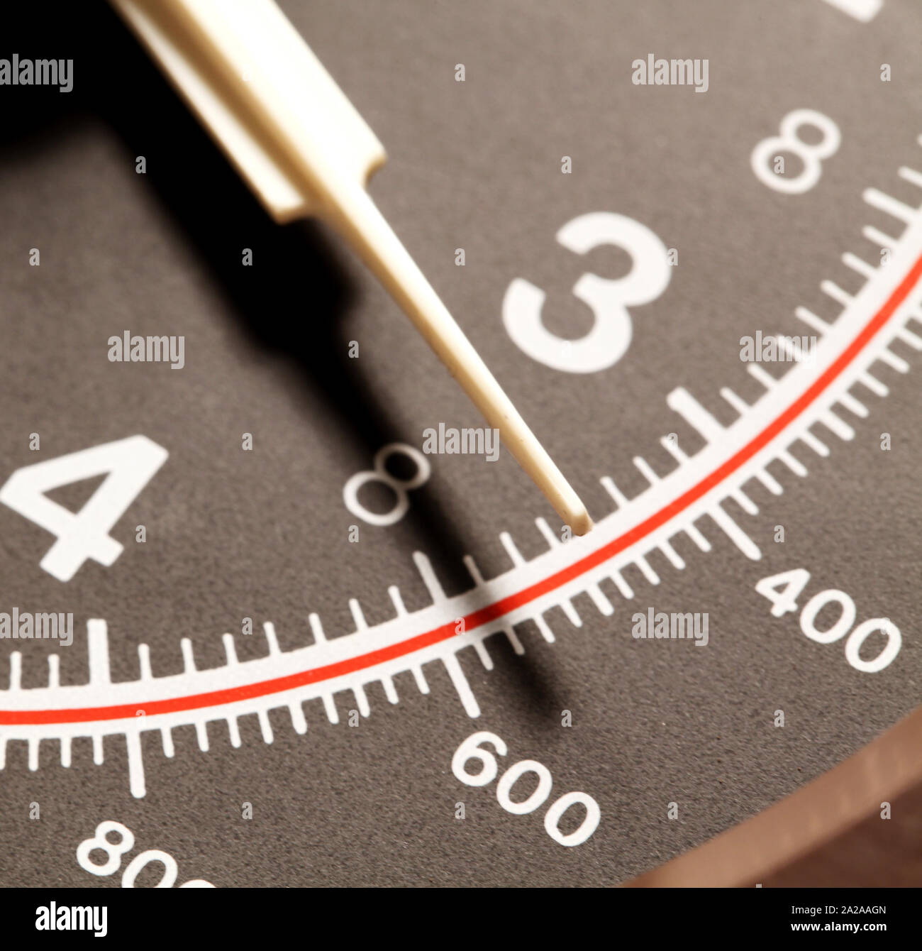 Close up of a modern scale Stock Photo - Alamy