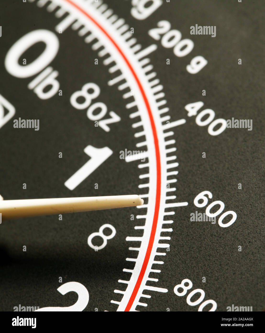 Close up of a modern scale Stock Photo - Alamy