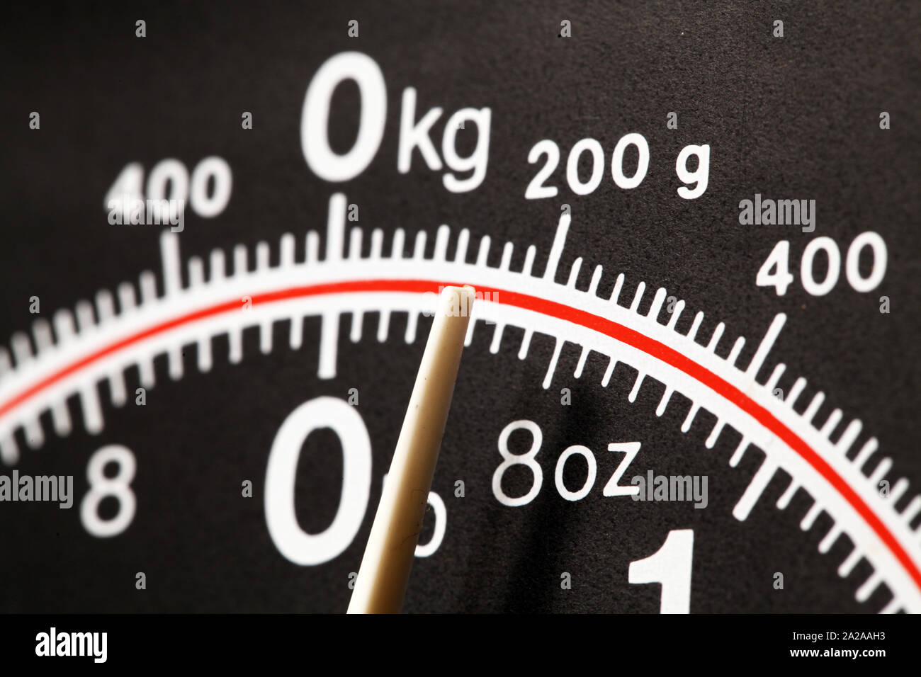 Close up of a modern scale Stock Photo - Alamy