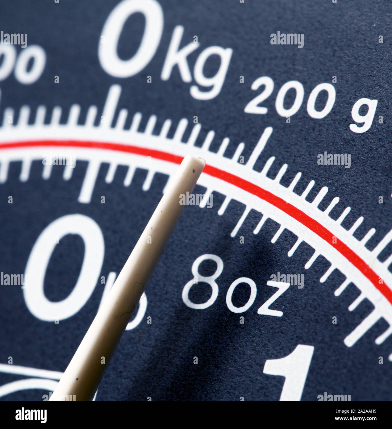 Close up of a modern scale Stock Photo - Alamy