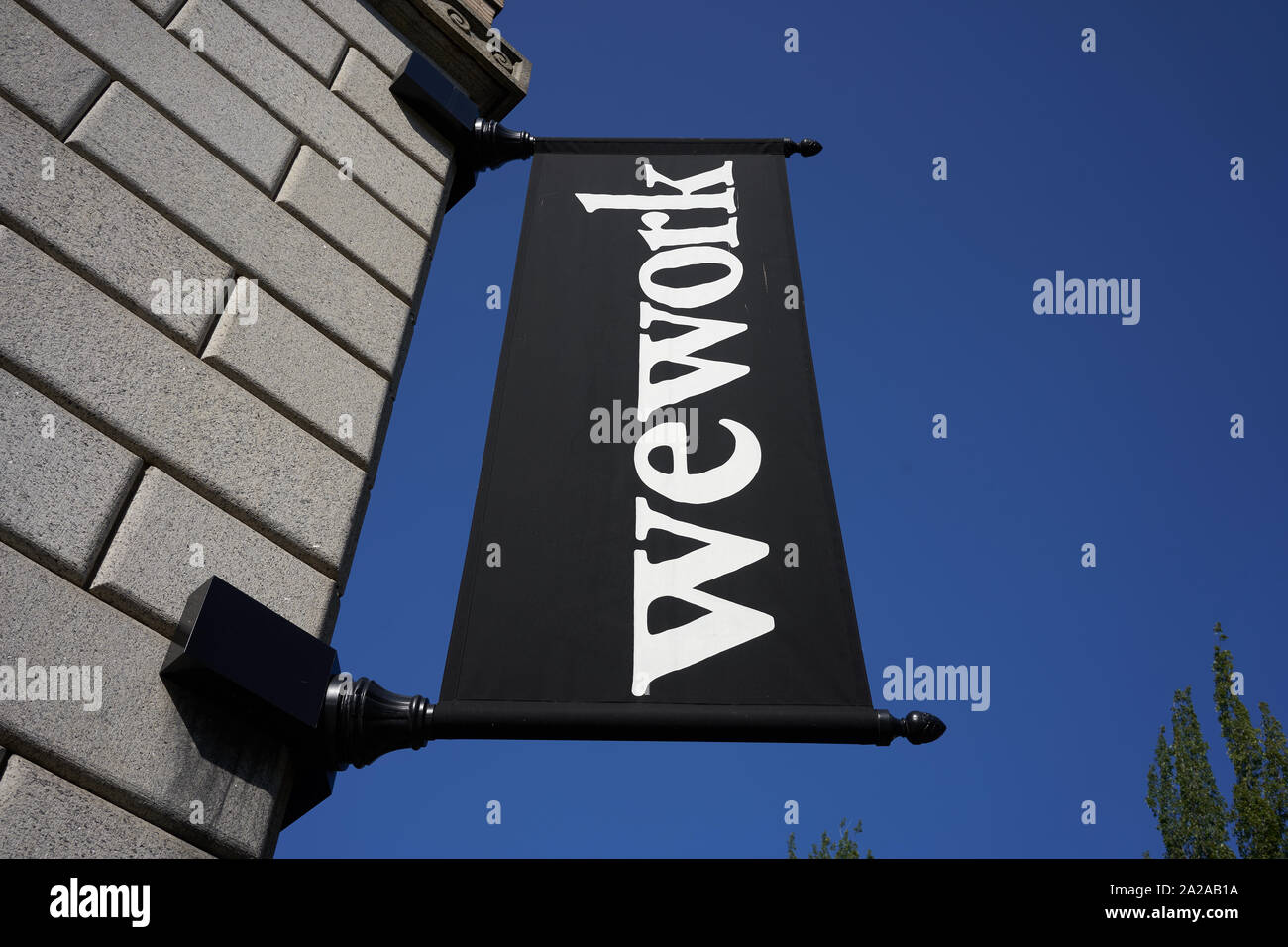Wework logo hi-res stock photography and images - Alamy