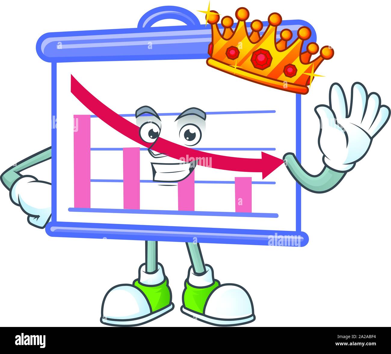 King down graphic board on white background Stock Vector Image & Art ...