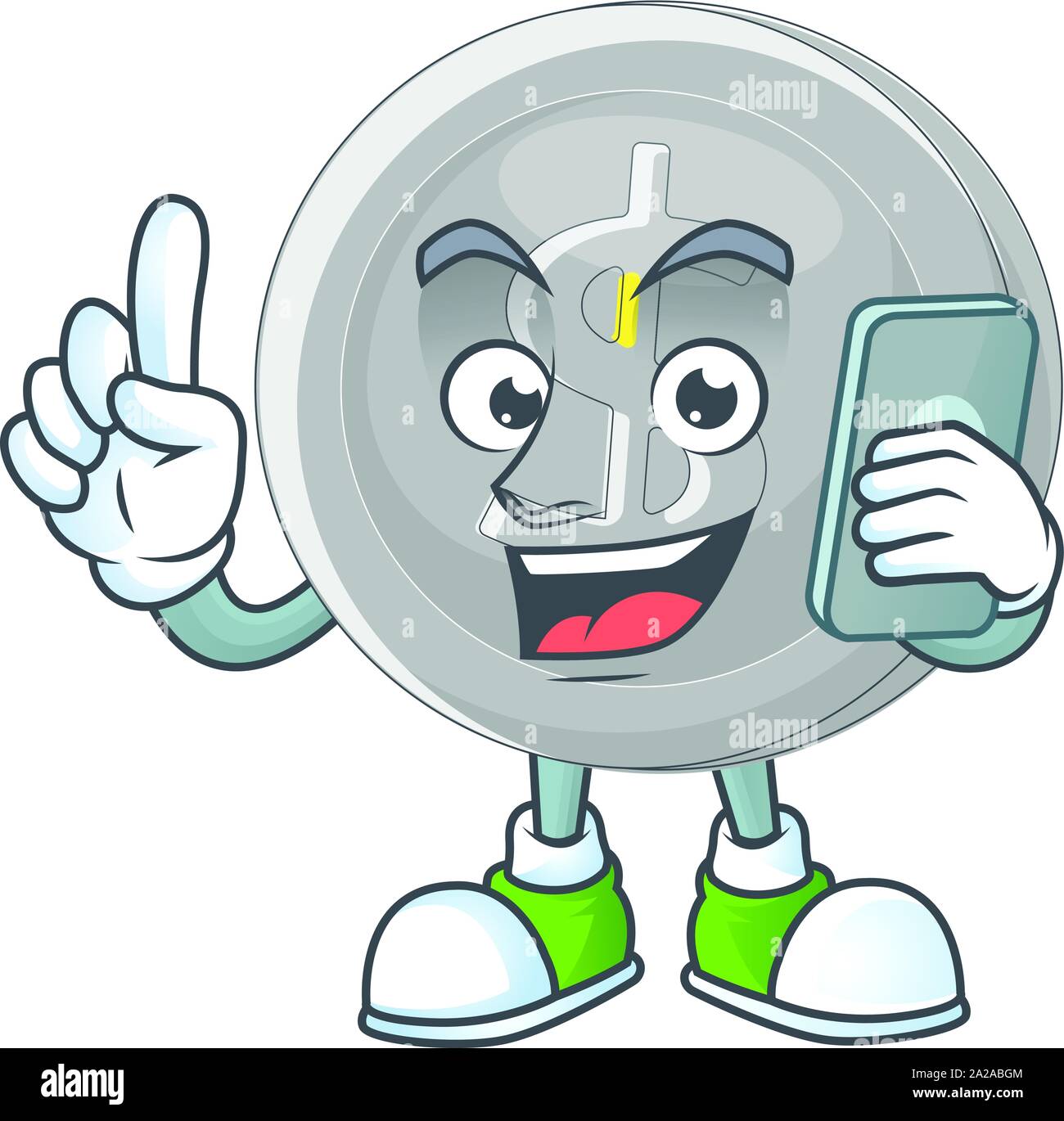 Rare silver coin Stock Vector Images - Alamy