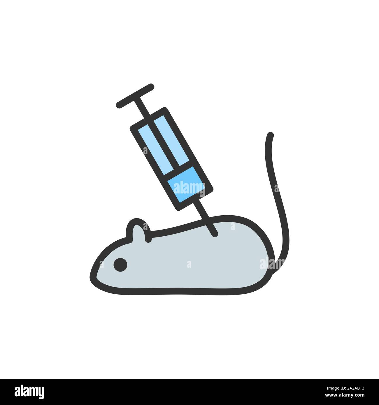 Lab rat, syringe Stock Vector Images - Alamy