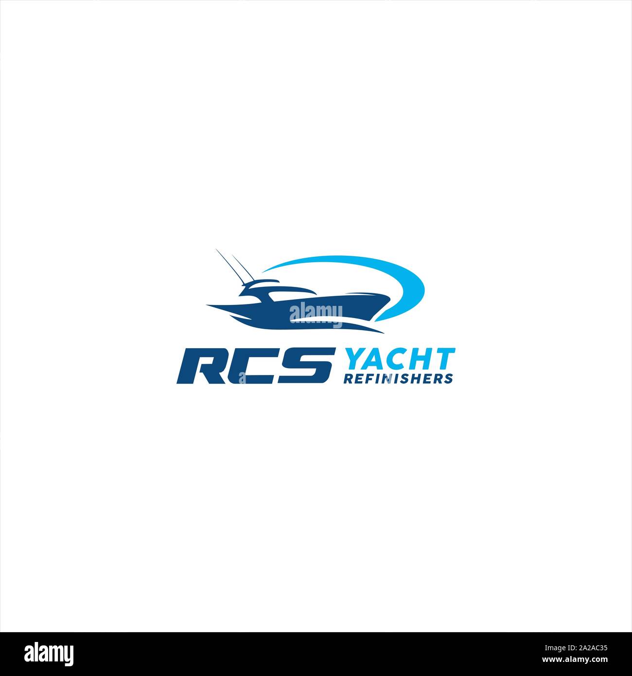 Speed Boat Simple Logo Design Stock Vector Image & Art - Alamy
