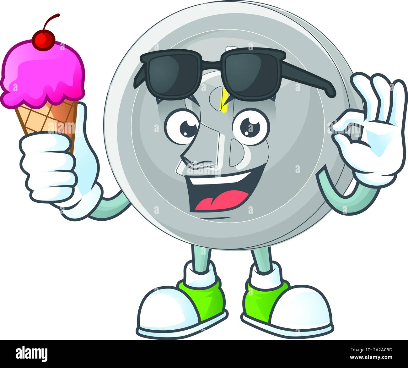 Rare silver coin Stock Vector Images - Alamy