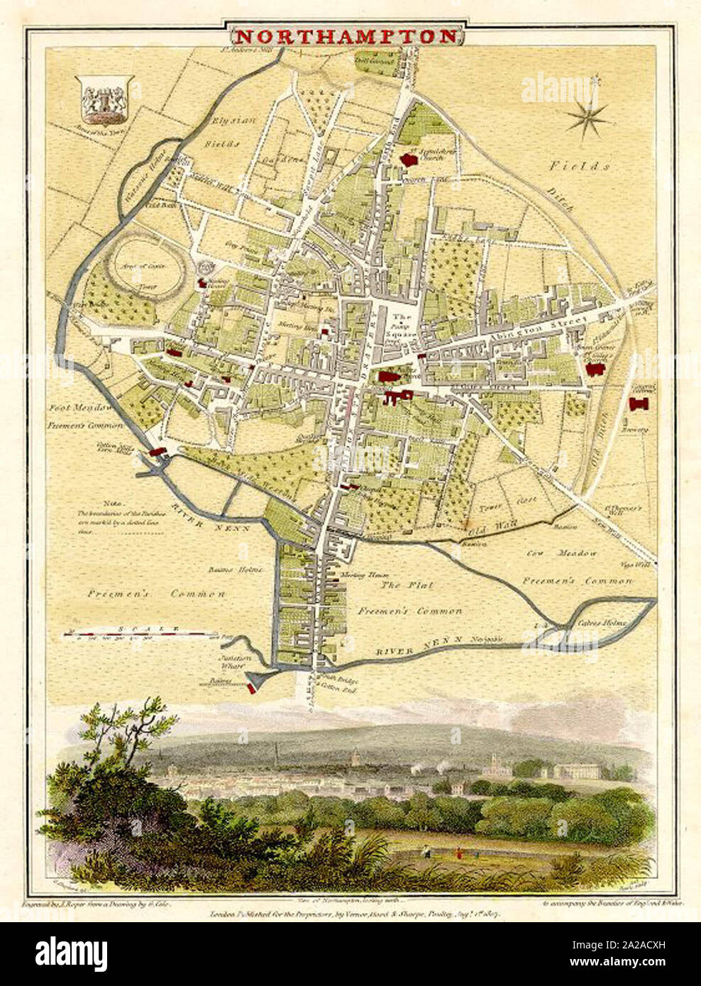 Northampton Map High Resolution Stock Photography and Images - Alamy