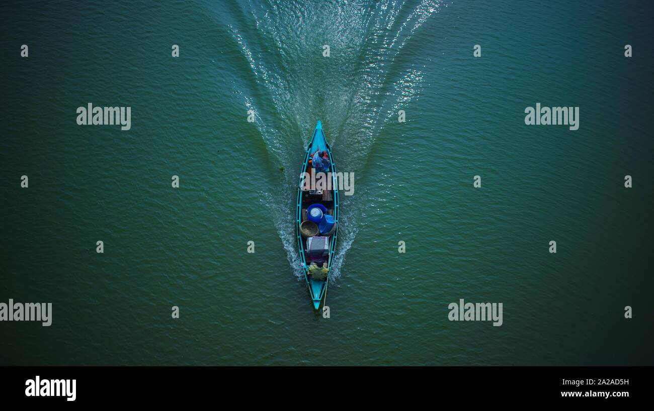 Journey by boat Stock Photo - Alamy