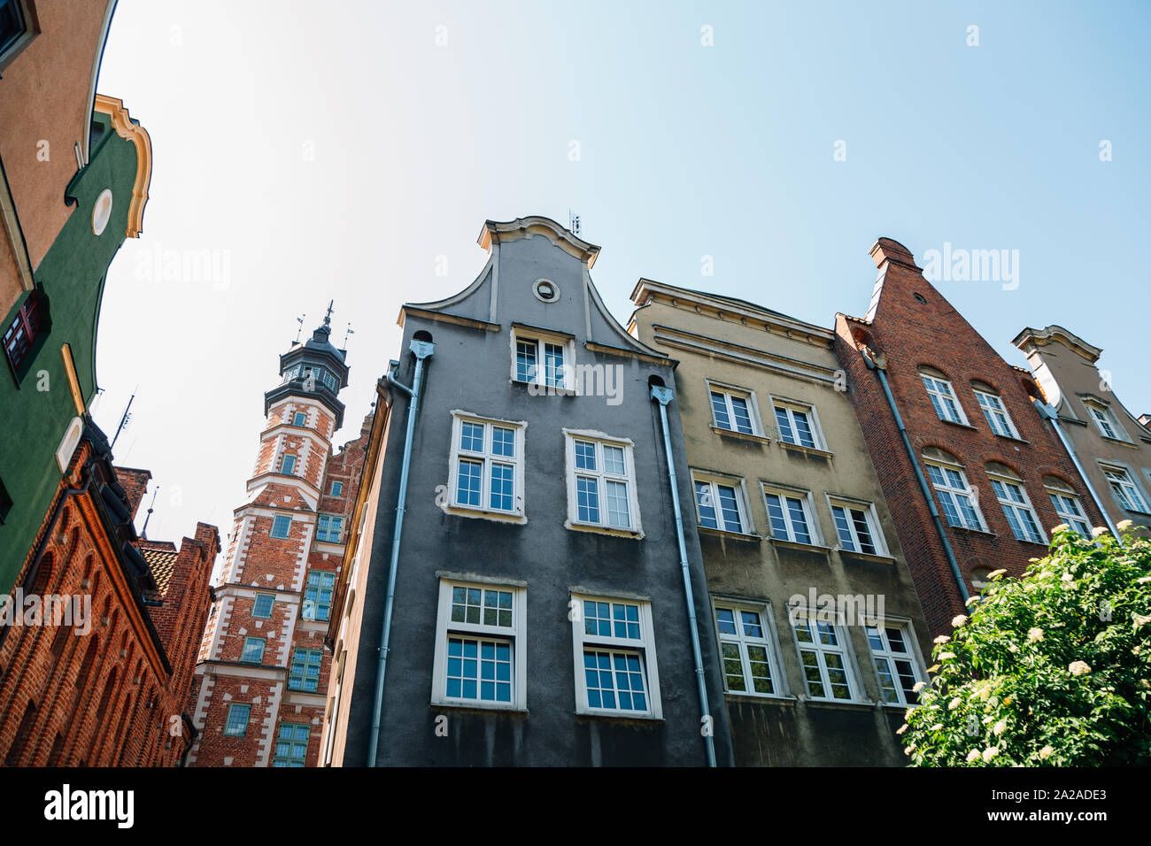 Old town medieval buildings in Gdansk, Poland Stock Photo - Alamy