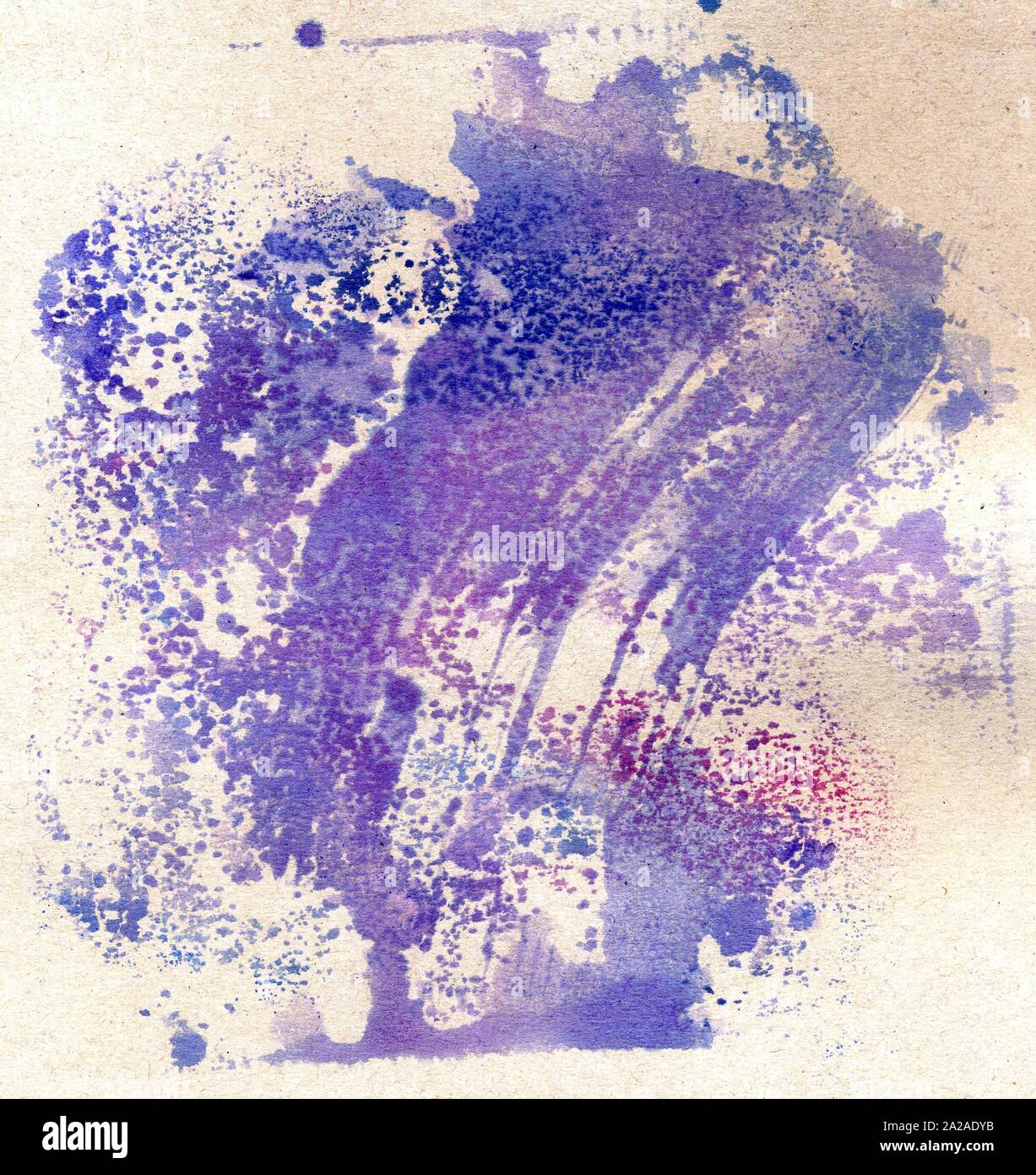 Grunge paper texture with ink and watercolor paint Stock Photo - Alamy