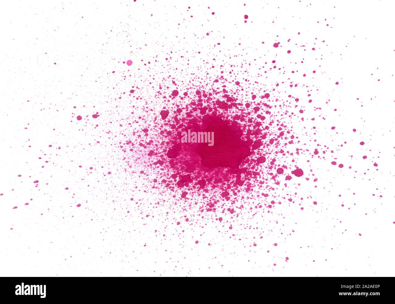 Grunge ink splatters of pink color as background Stock Photo - Alamy