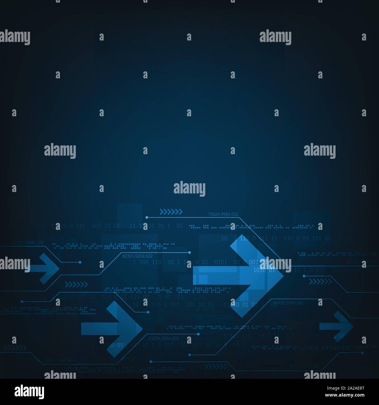 Vector background technology in the concept of arrows Stock Vector ...