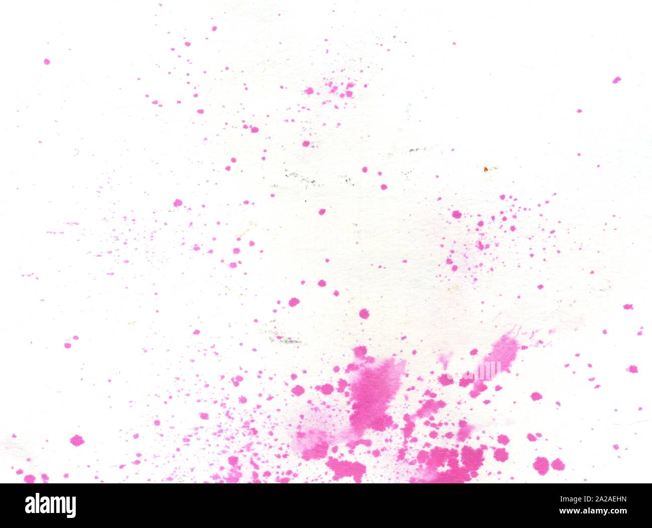 Abstract grunge ink splatters of pink color as background Stock Photo ...
