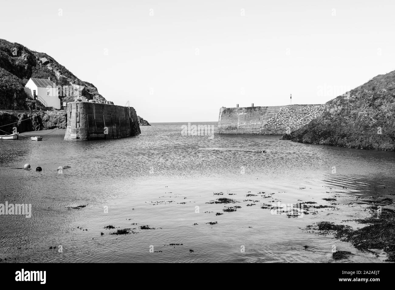 Porthgain Harbour in Pembrokeshire Coast, Wales Stock Photo - Alamy