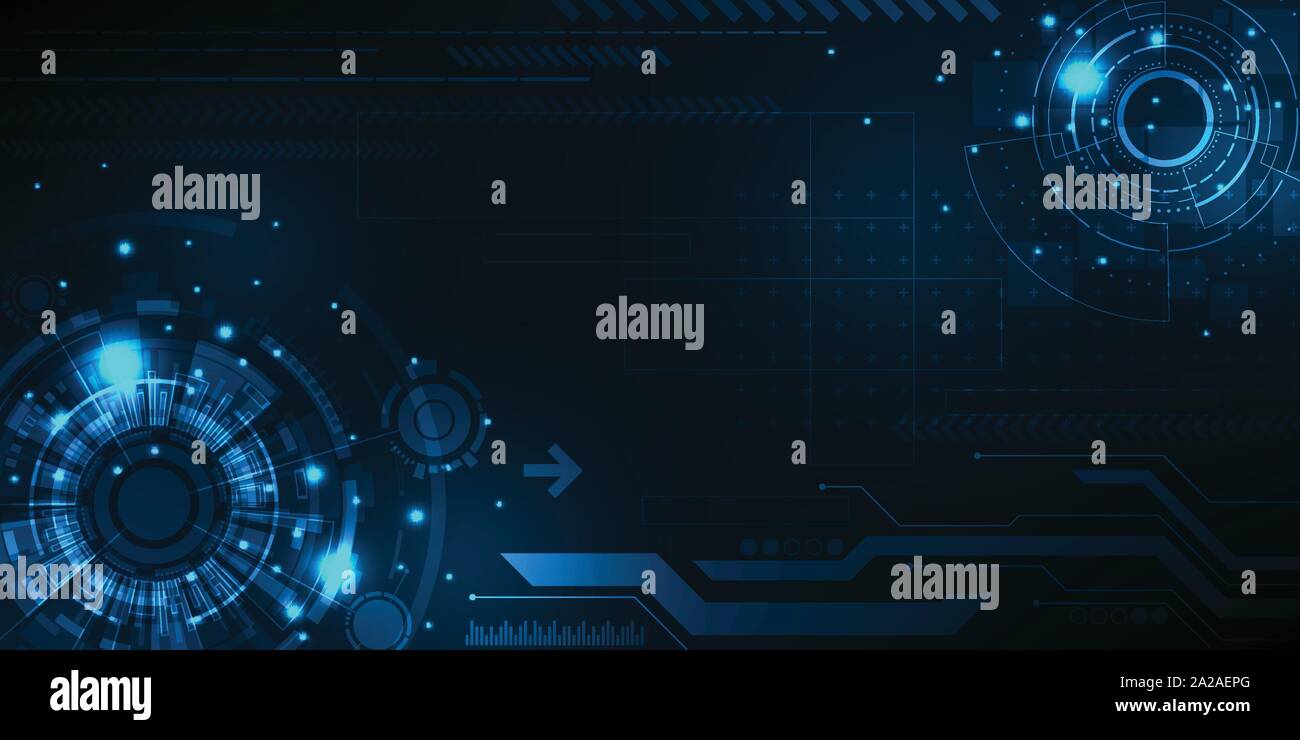 Vector background in the concept of technology Stock Vector Image & Art ...