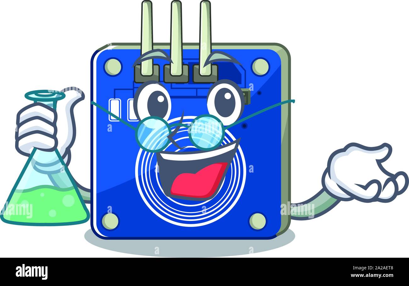 Professor touch sensor with the cartoon shape Stock Vector Image & Art ...