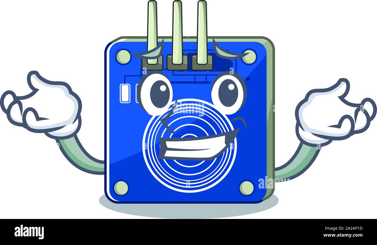 Grinning touch sensor with the cartoon shape Stock Vector Image & Art ...