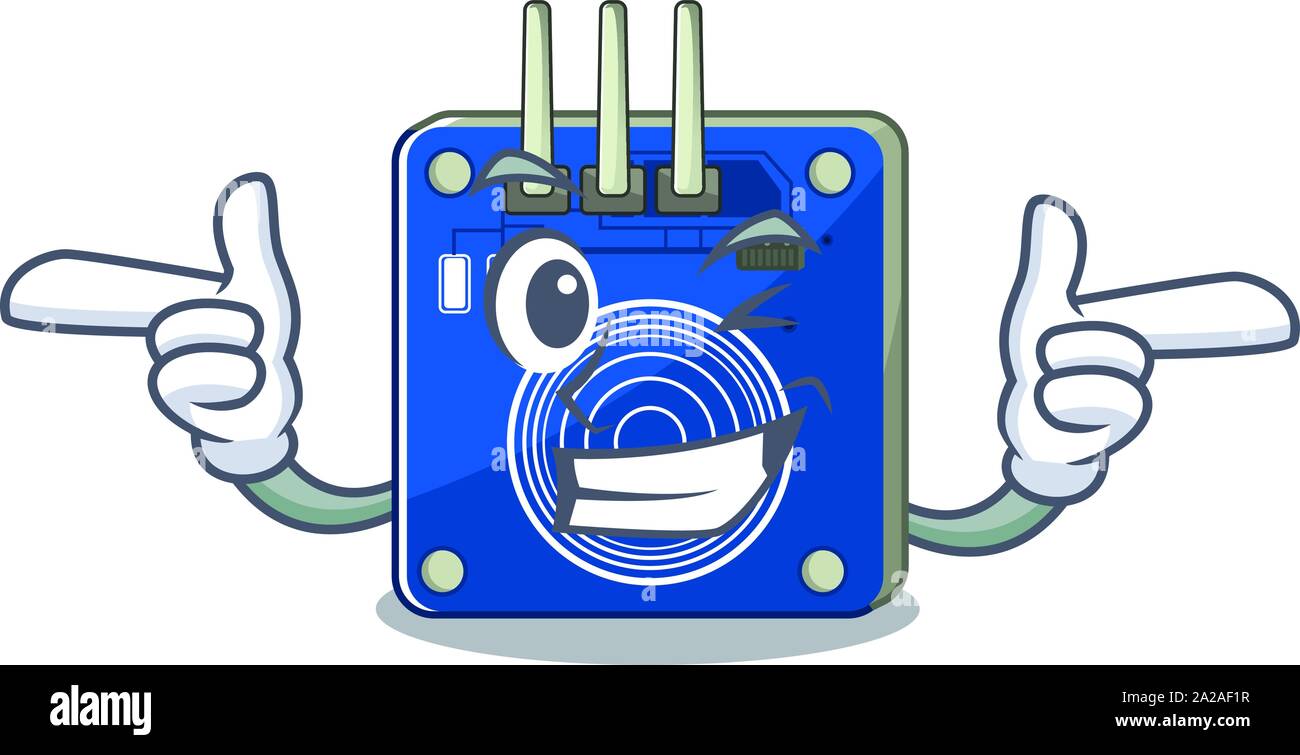 Wink touch sensor with the cartoon shape Stock Vector Image & Art - Alamy