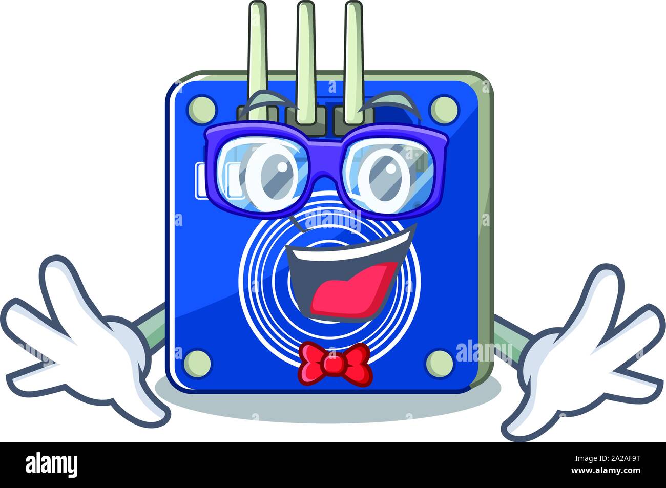 Geek touch sensor with the cartoon shape Stock Vector Image & Art - Alamy