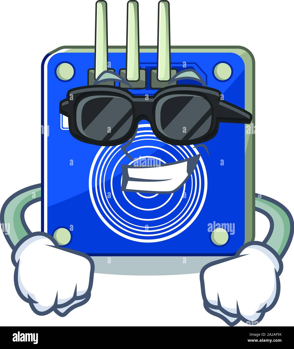 Super cool touch sensor with the cartoon shape Stock Vector Image & Art ...