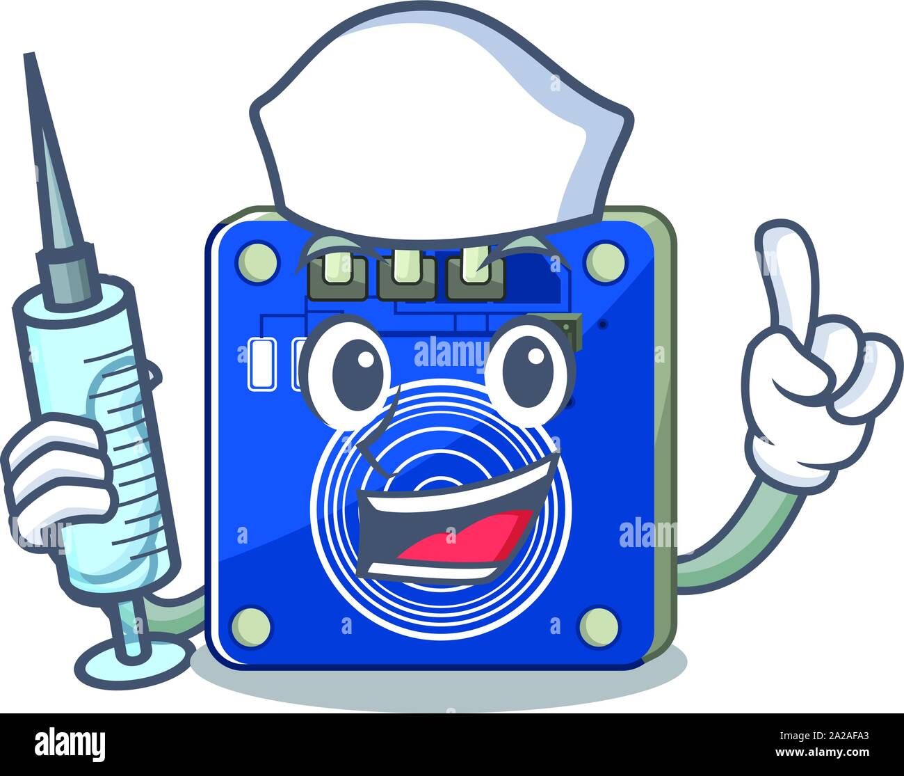 Nurse touch sensor with the cartoon shape Stock Vector Image & Art - Alamy