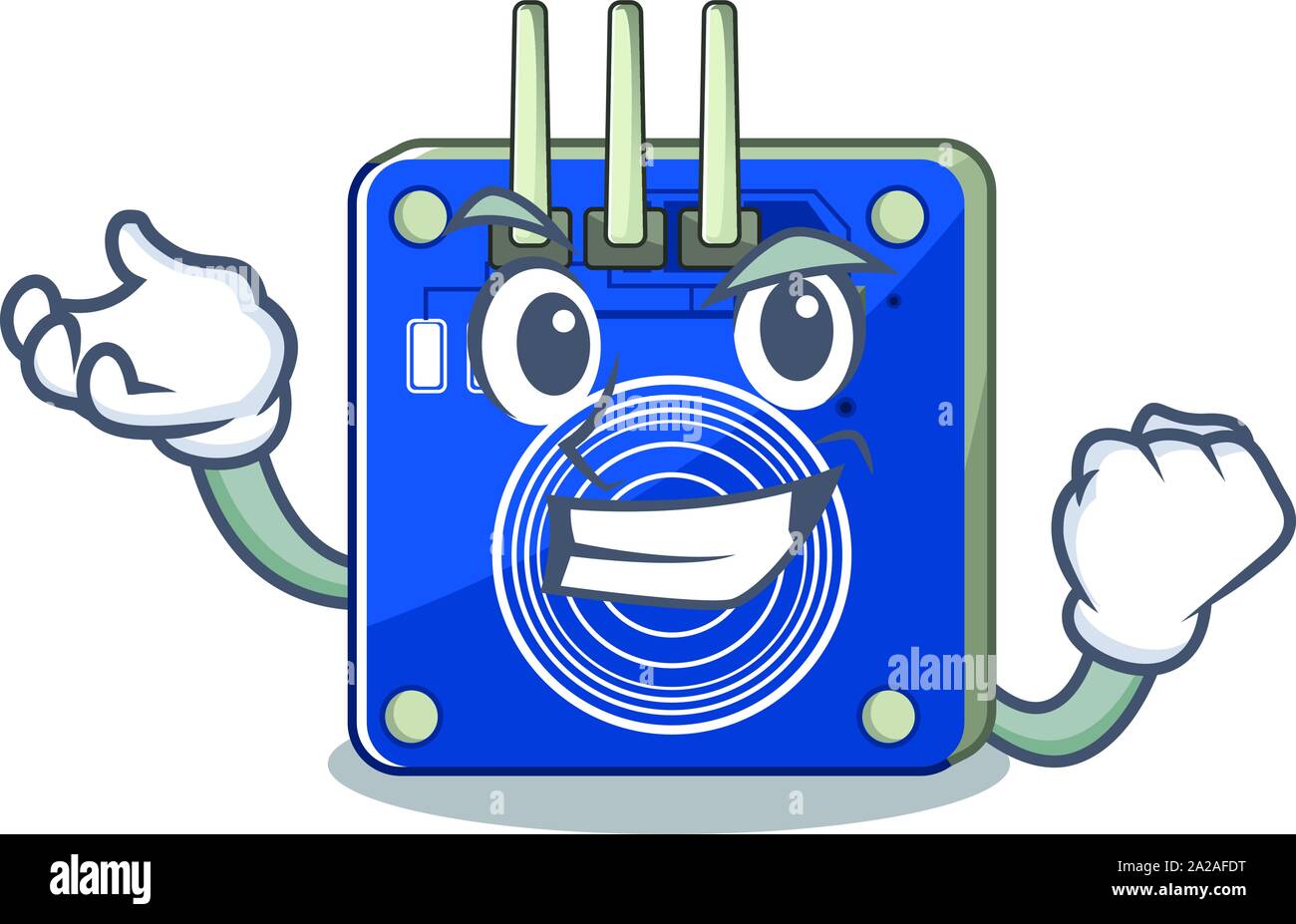 Successful touch sensor with the cartoon shape Stock Vector Image & Art ...