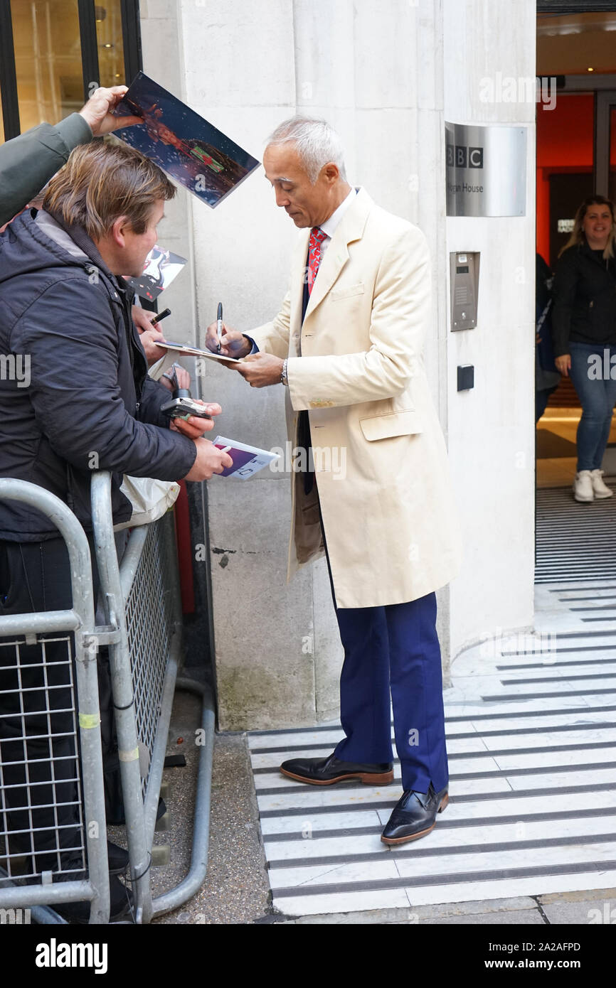 London, UK. 2nd October, 2019. Andrew Ridgeley Singer-songwriter former ...