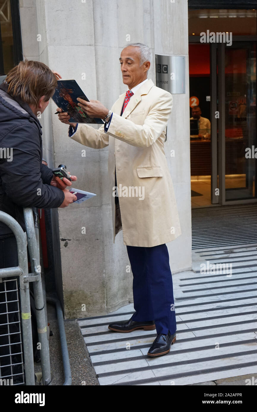 London, UK. 2nd October, 2019. Andrew Ridgeley Singer-songwriter former ...