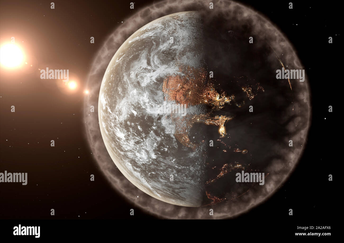 Polluted Earth Images