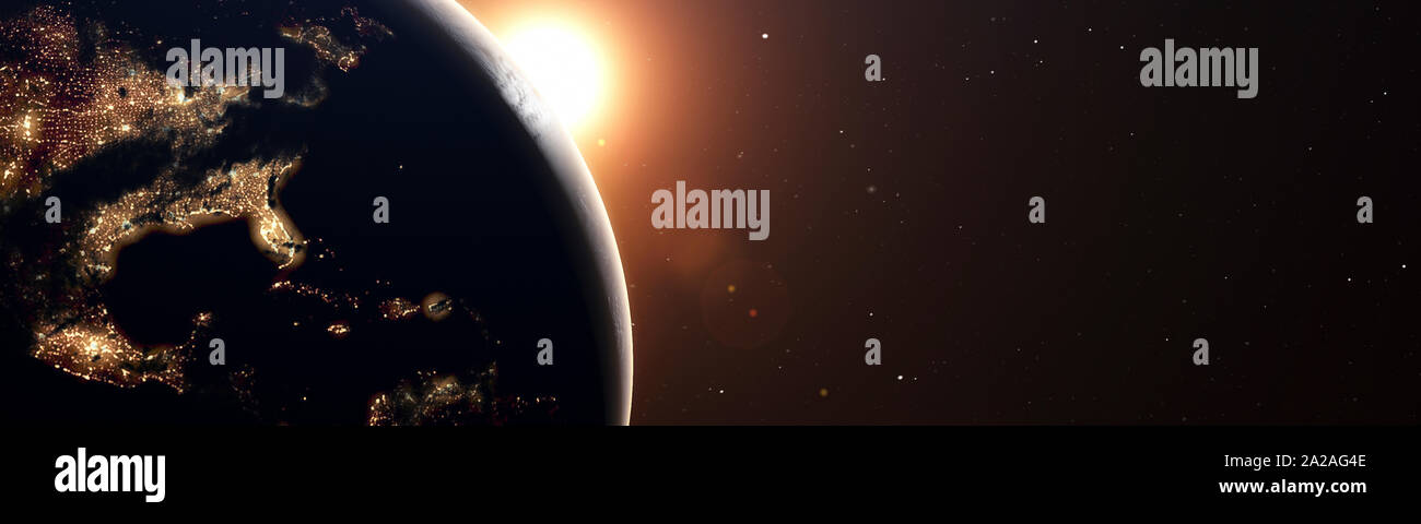 New dawn earth hi-res stock photography and images - Alamy