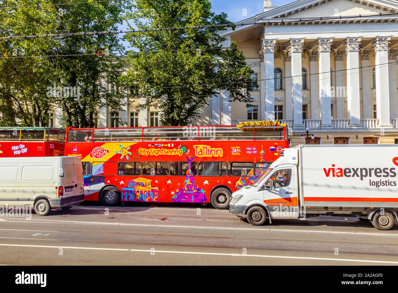 Tallinn city bus hi-res stock photography and images - Alamy